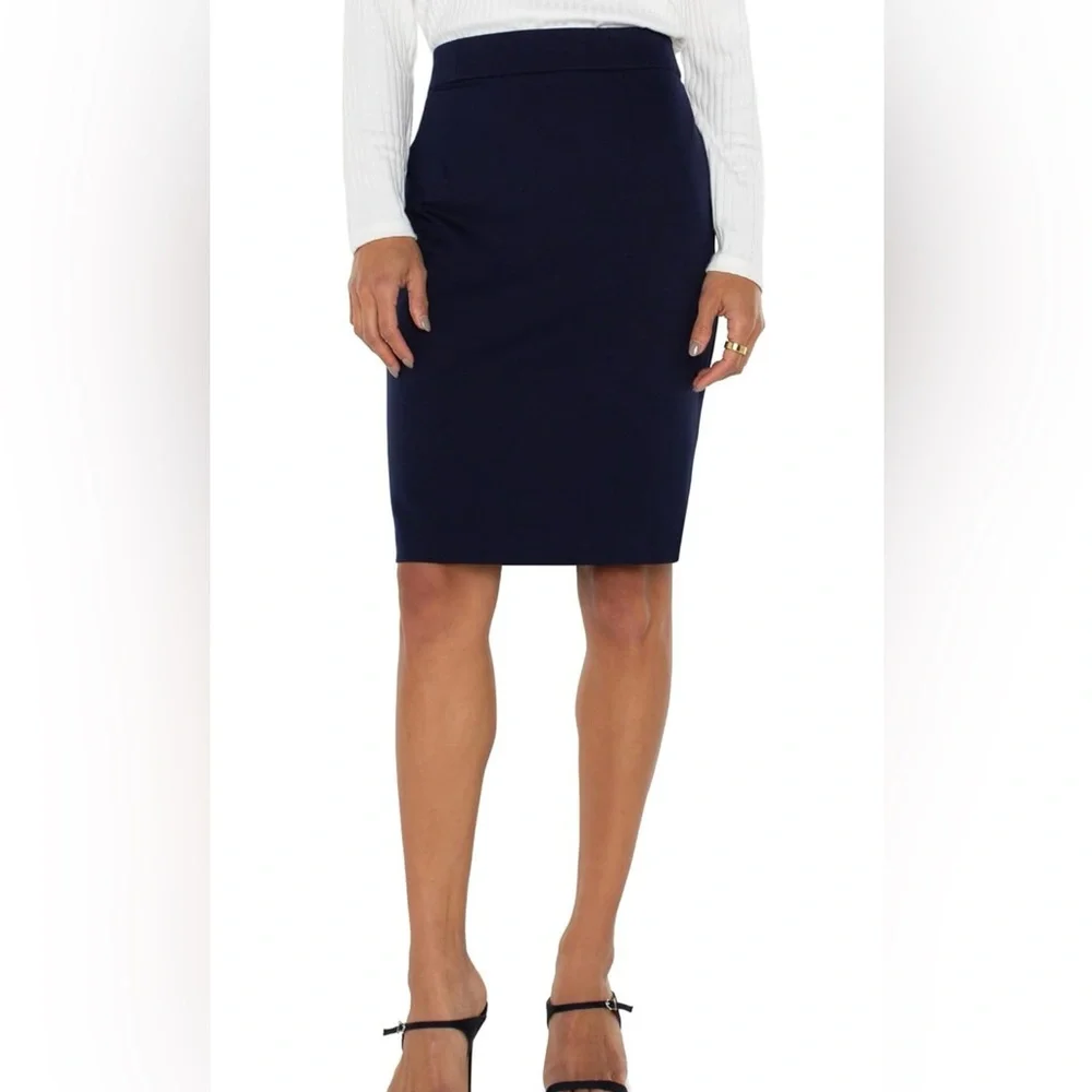 Liverpool | Skirts | Nwt Liverpool Pencil Skirt With Back Vent Mid Rise ...